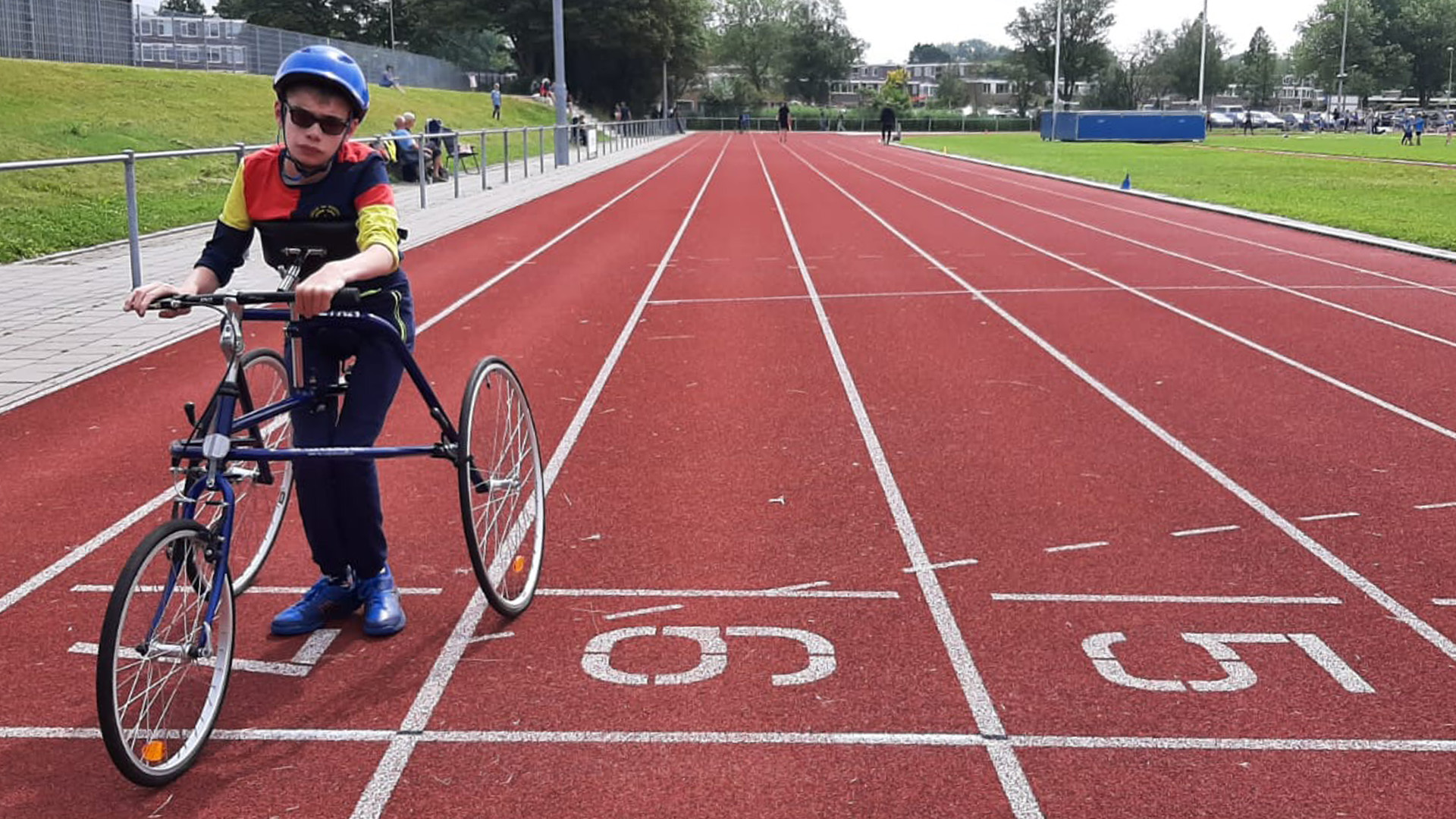 Voor Teije is Frame Running 'gewoon leuk' | Stichting het Gehandicapte Kind