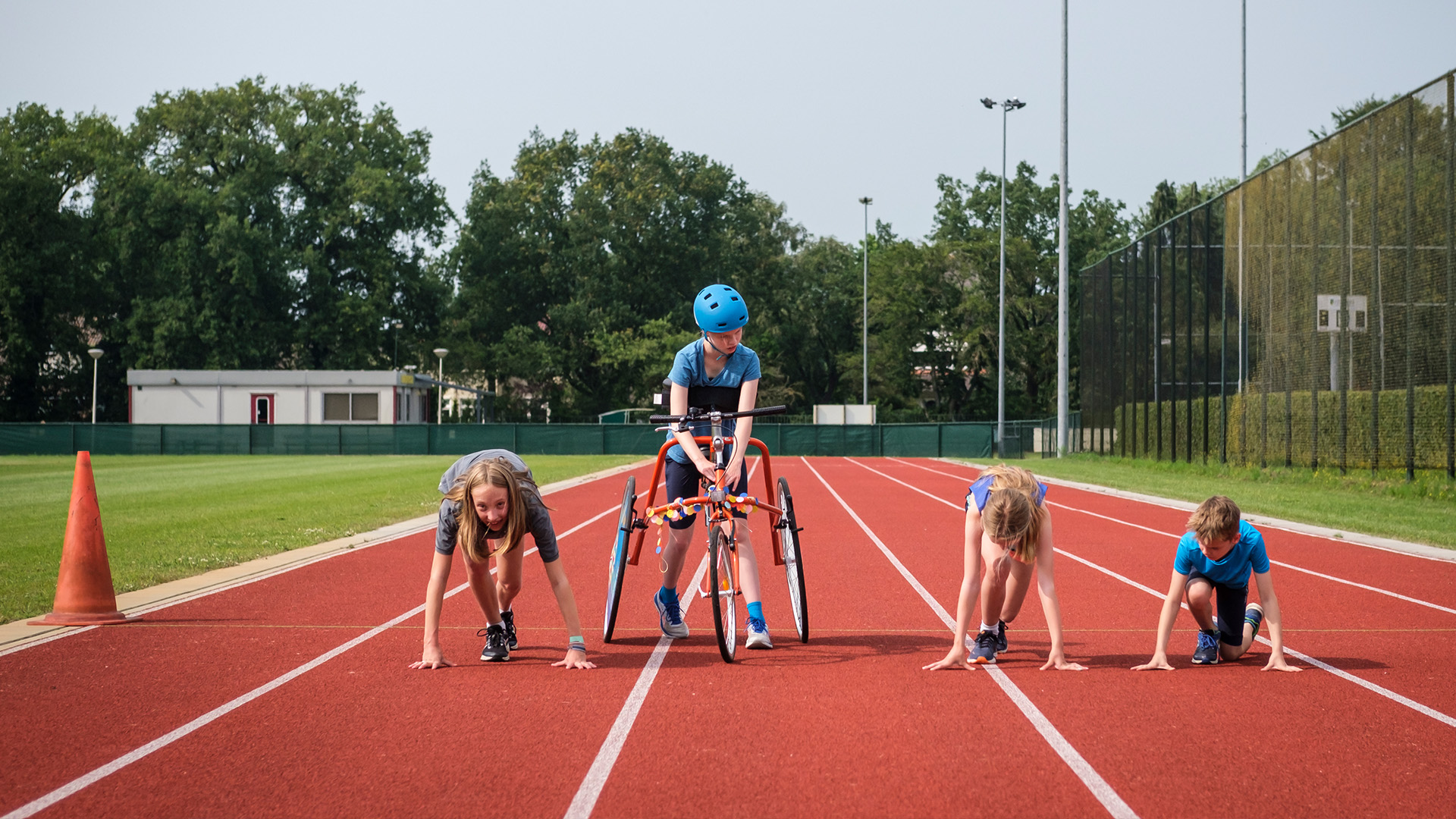 Op de Frame Running training hoor ik erbij| Het Gehandicapte Kind